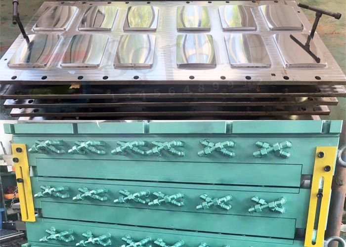 Bulletproof plate mold