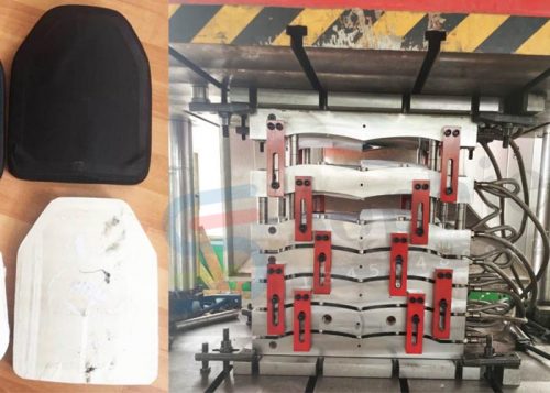 Bulletproof plate mold