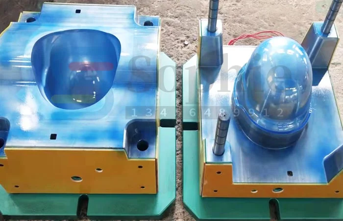 Bulletproof helmet mold