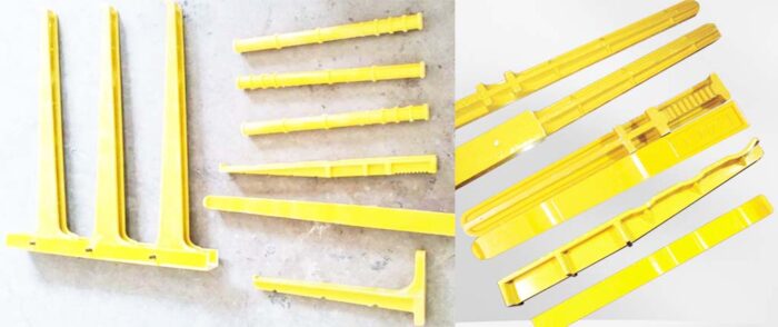 Fiberglass cable mold production cable brackets