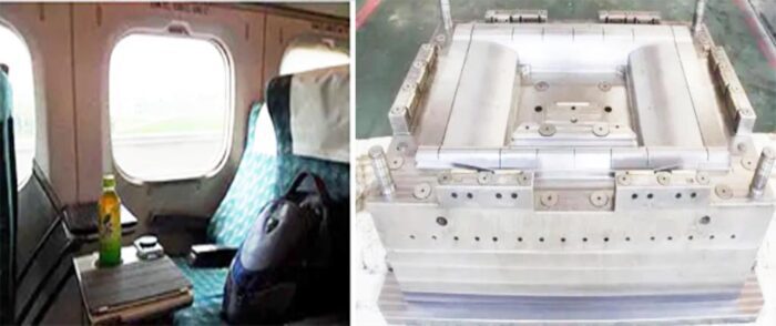 SMC compression high-speed rail window mould